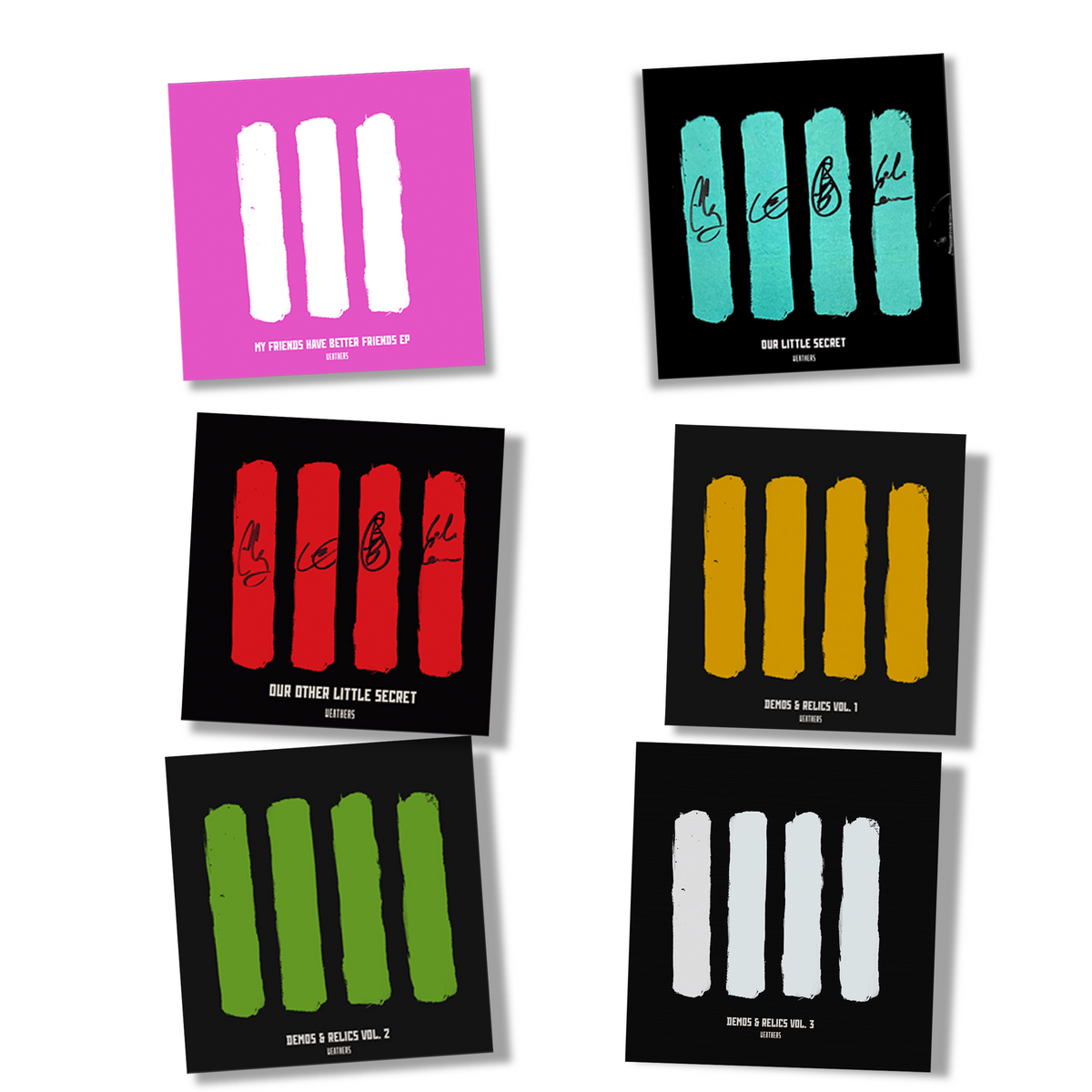 6 EP CD Bundle – Weathers Merch and Digital Tickets